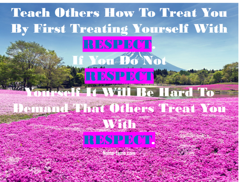 The Effect of Self-Respect on Your Life - Motivational Blog